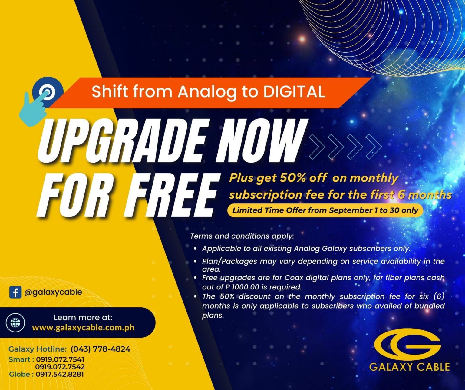 Fiber Ready Areas – STO. TOMAS – Galaxy Cable